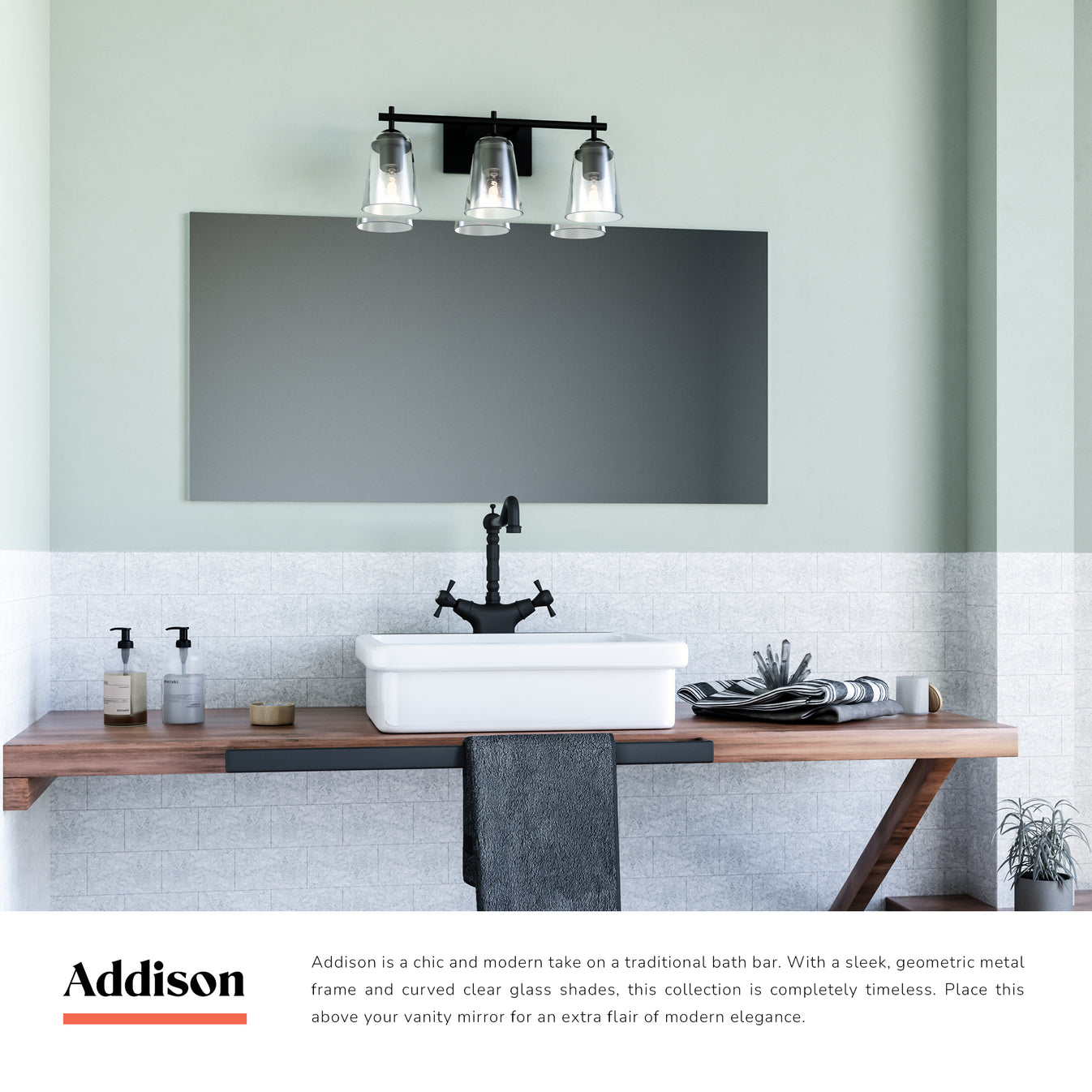 Addison 22-in Vanity Light – Kuzco Lighting