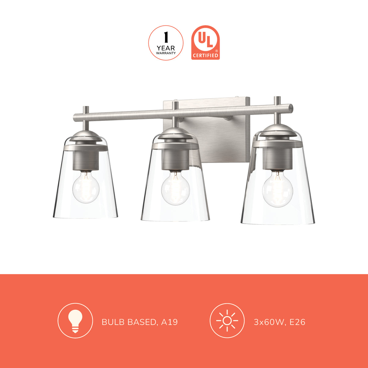 Addison 22-in Vanity Light – Kuzco Lighting