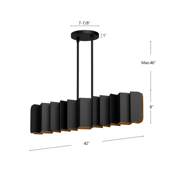Akira 42-in Linear Pendant – Kuzco Lighting