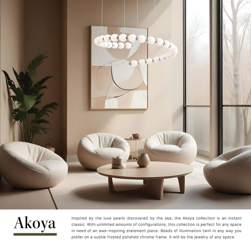 Akoya 29 Head Chandelier – Kuzco Lighting
