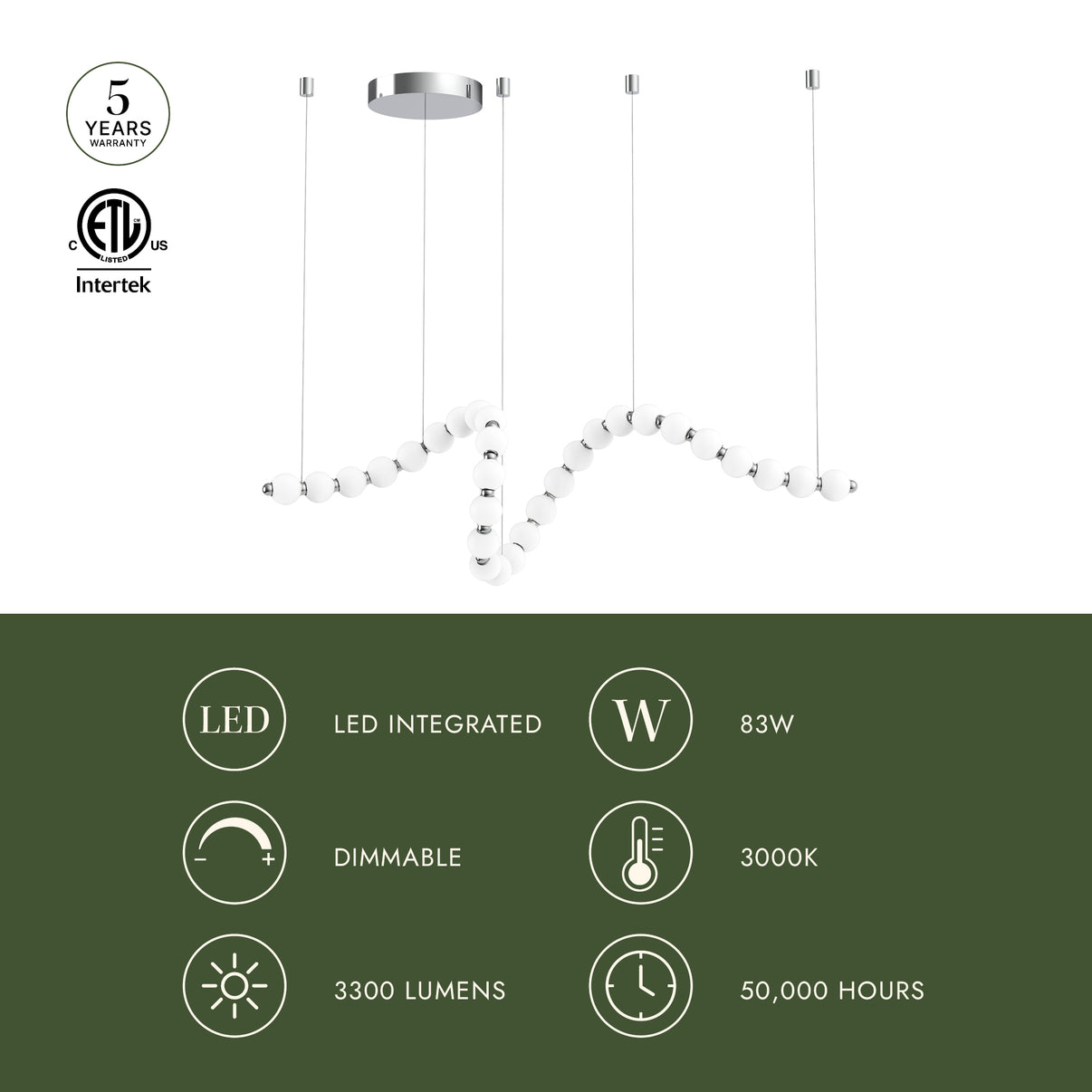Akoya 29 Head Chandelier – Kuzco Lighting