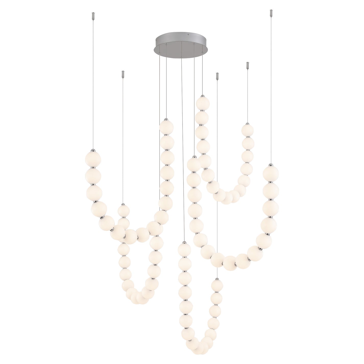 Akoya 54-in 5-Head Chandelier – Kuzco Lighting