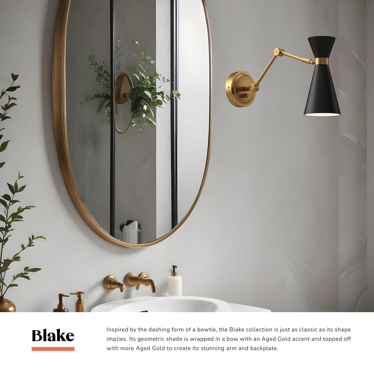 Blake 5-in Wall/Vanity Light – Kuzco Lighting