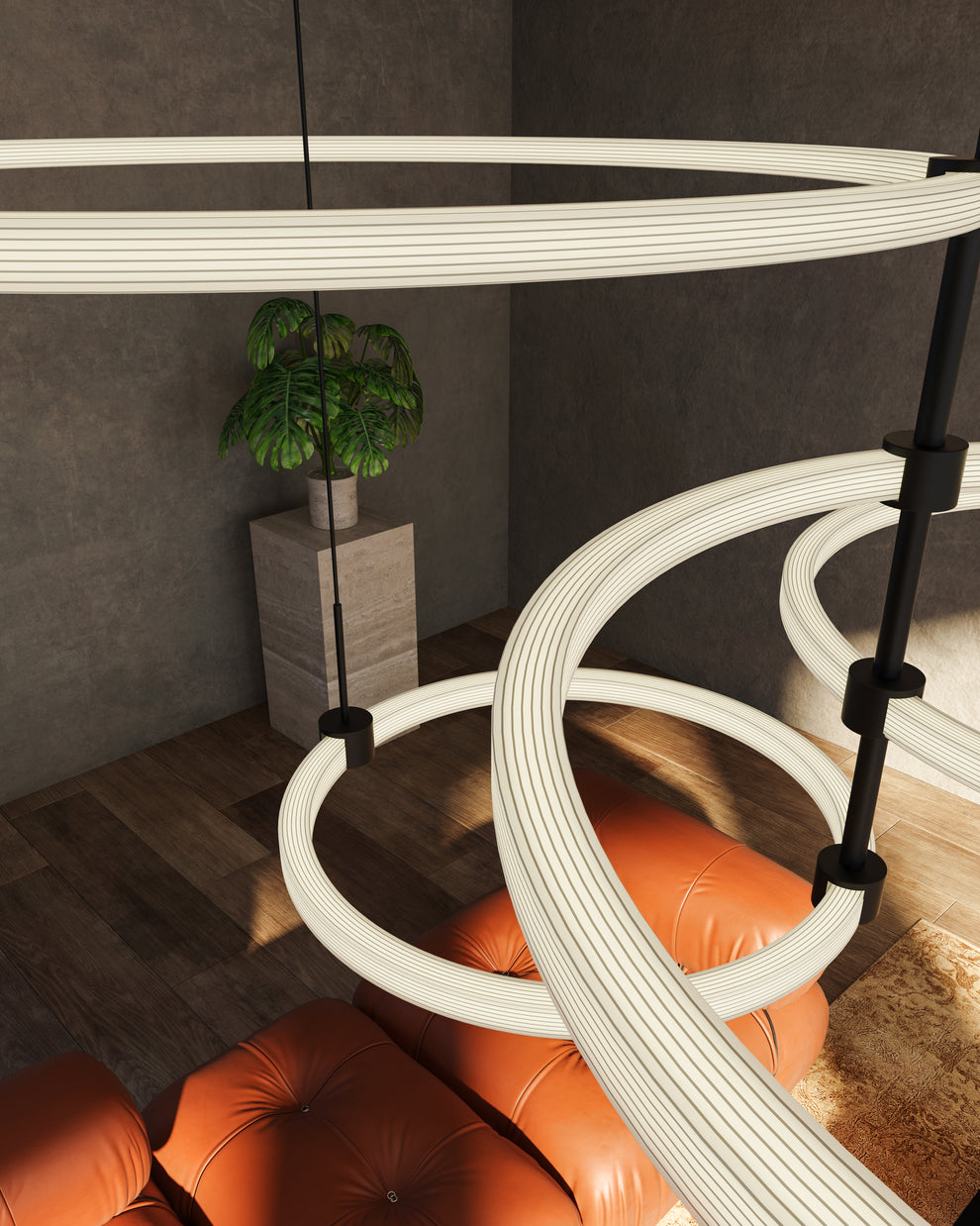 Bruni 55-in Chandelier – Kuzco Lighting