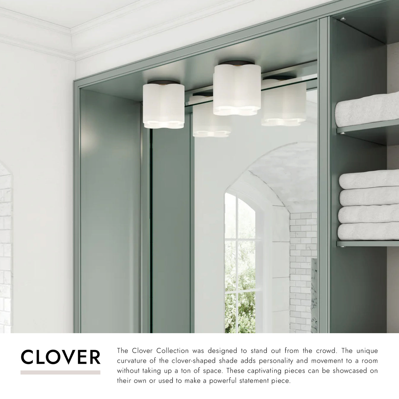 Clover 9-in Flush Mount – Kuzco Lighting