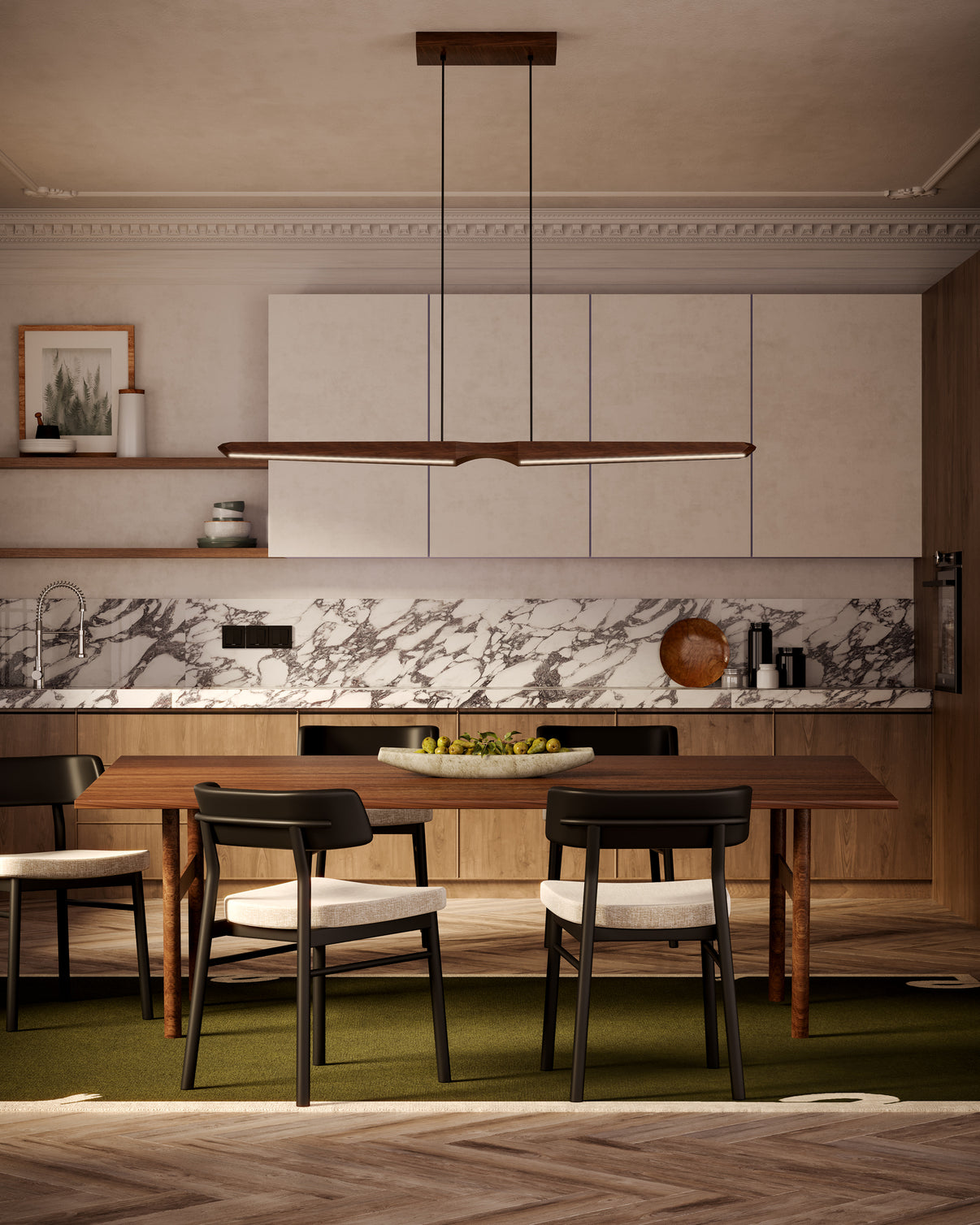 Dakota 47-in Linear Pendant – Kuzco Lighting