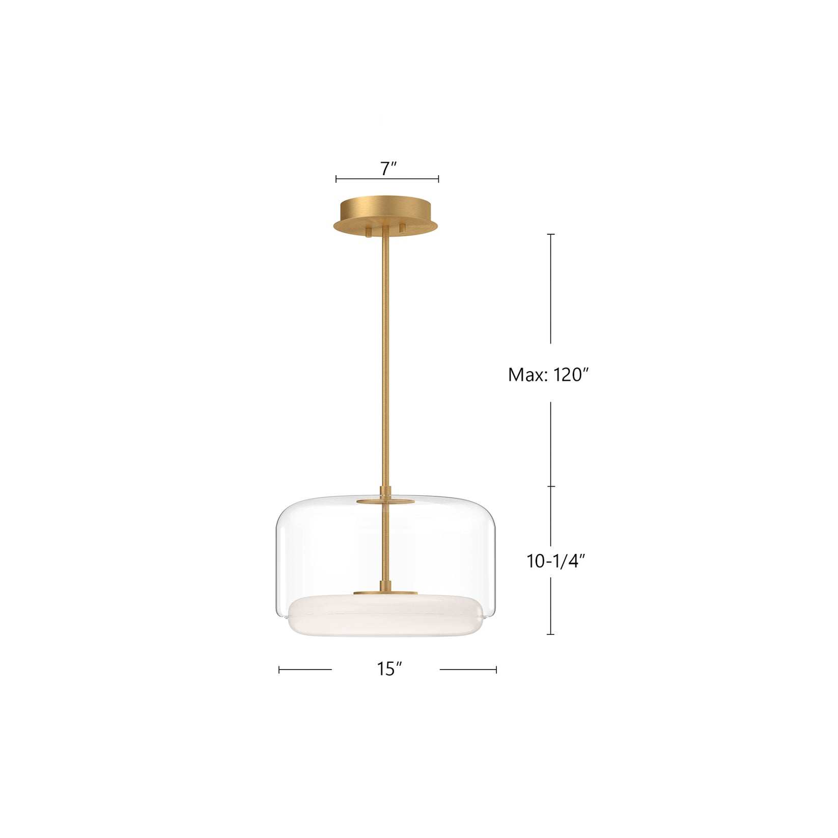 Enkel 15-in Pendant – Kuzco Lighting