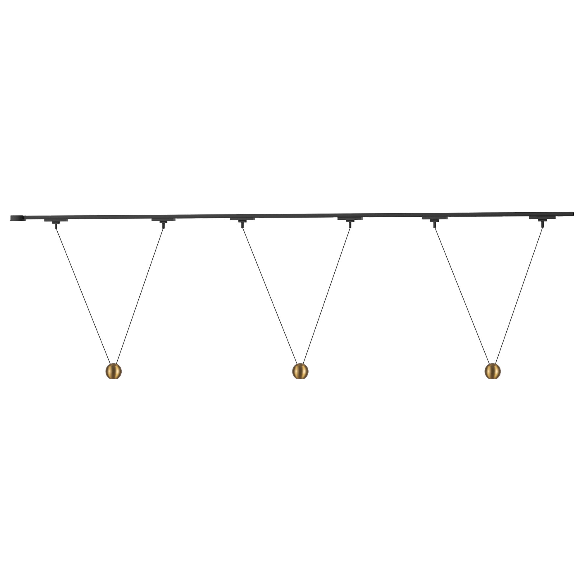 Trilo Ceiling Kit - Faria Double 3-Head – Kuzco Lighting