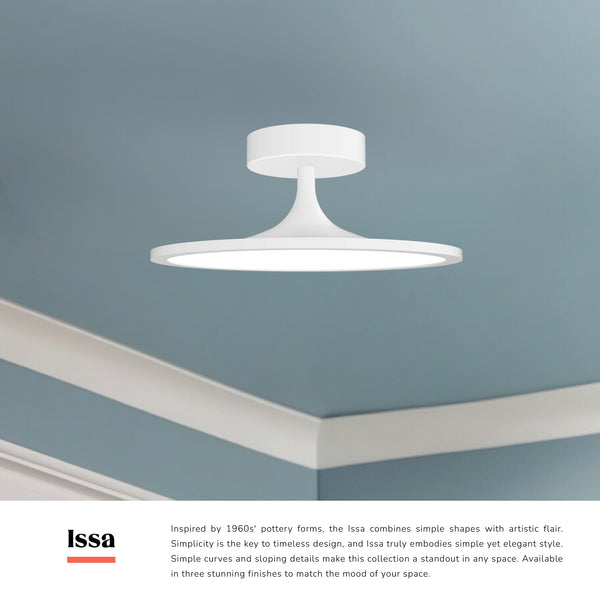 Issa 12-in Semi-Flush Mount – Kuzco Lighting