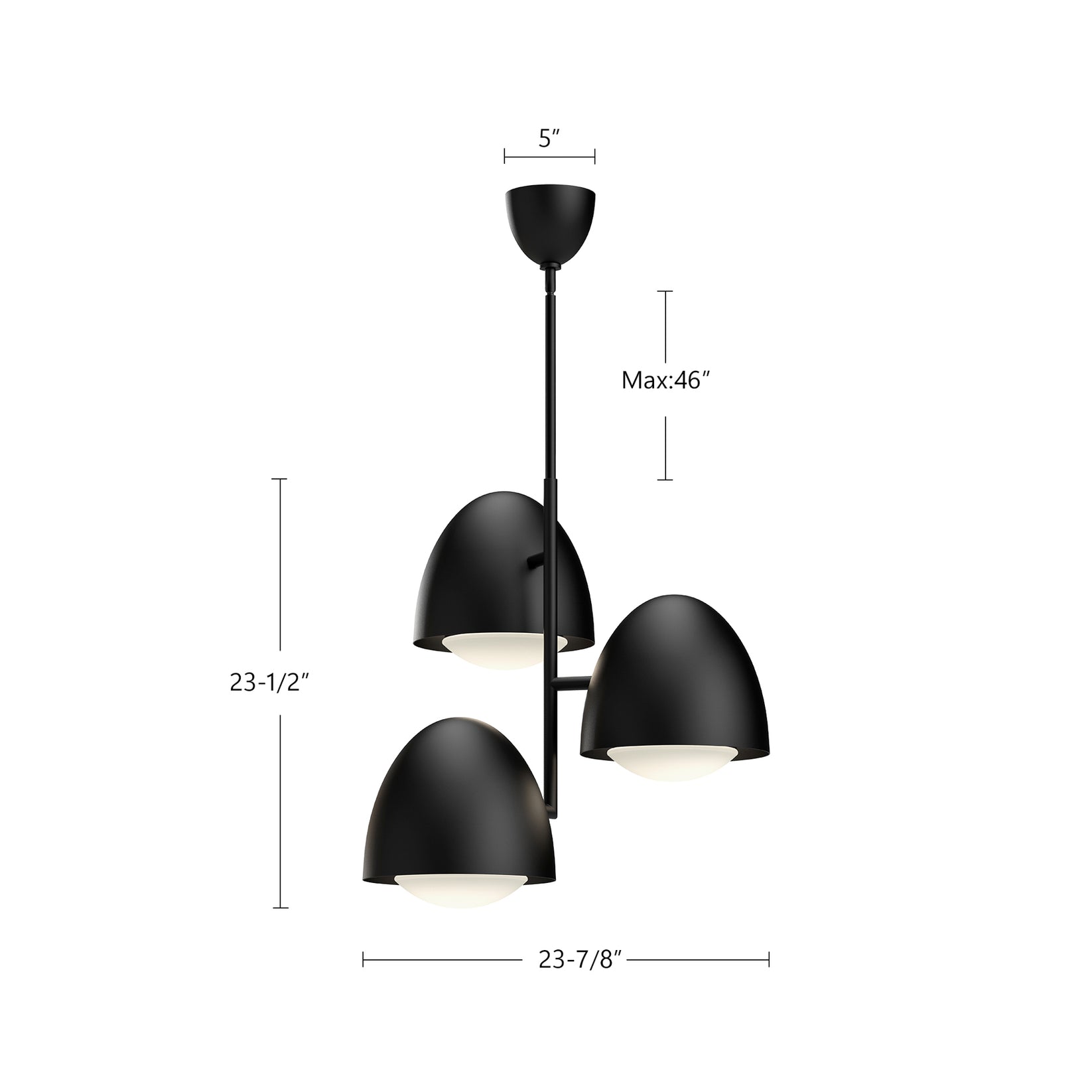 Kenji 24-in Chandelier – Kuzco Lighting
