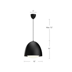 Kenji 16-in Pendant – Kuzco Lighting