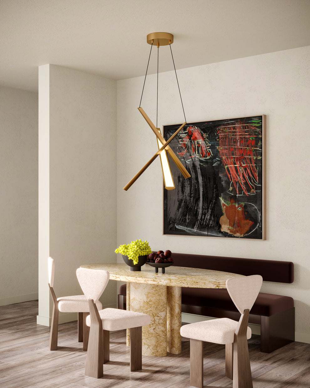 Lex 27-in Chandelier – Kuzco Lighting