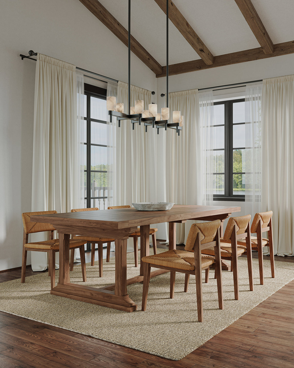 Lucian 52-in Linear Pendant – Kuzco Lighting