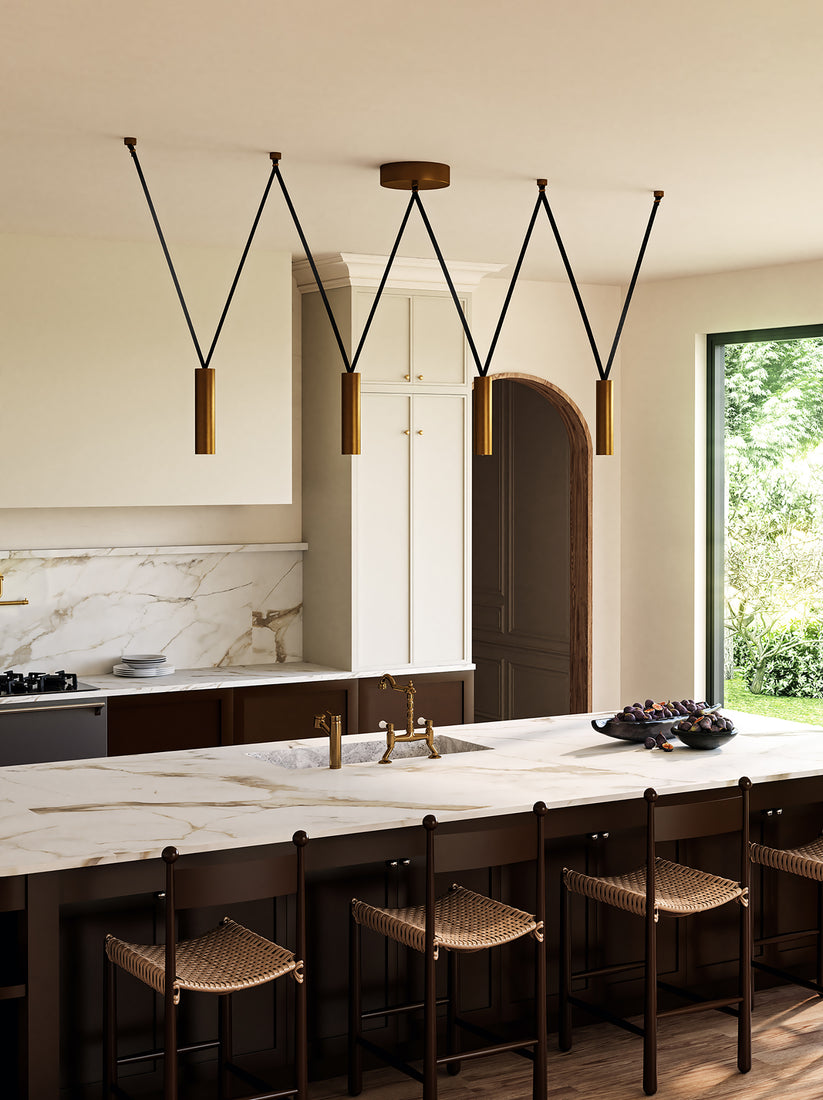 Mason 4 Head Linear Pendant – Kuzco Lighting