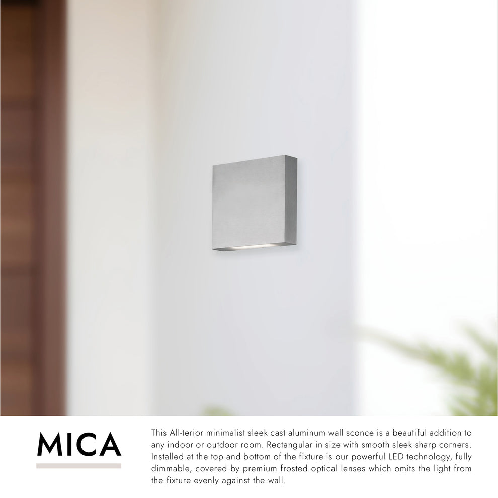 Mica 6-in All-terior Wall Light – Kuzco Lighting
