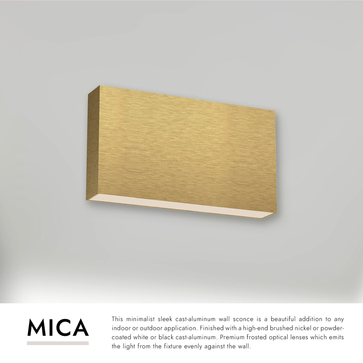 Mica 10-in All-terior Up/Down Wall Light – Kuzco Lighting