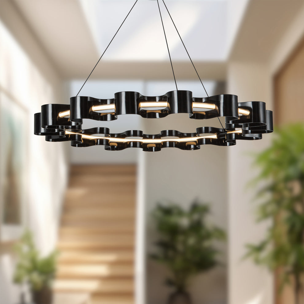 Nami 35-in Chandelier – Kuzco Lighting