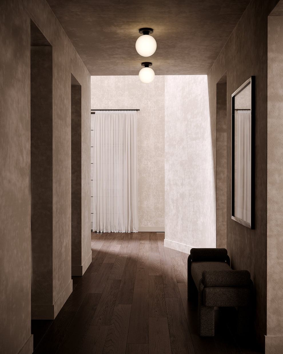 Otis 8-in Semi-Flush Mount – Kuzco Lighting