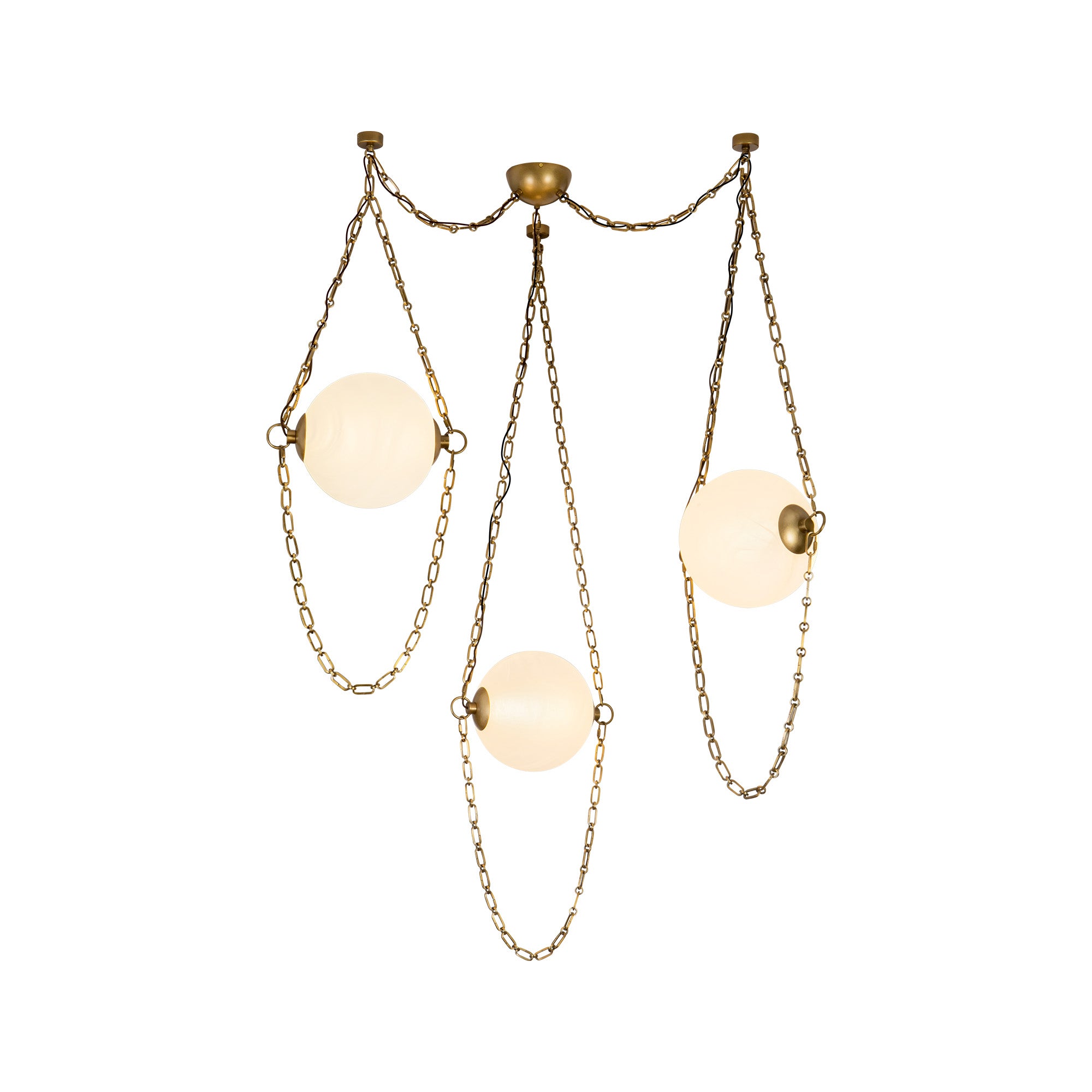 Petra 10-in 3-Head Chandelier – Kuzco Lighting