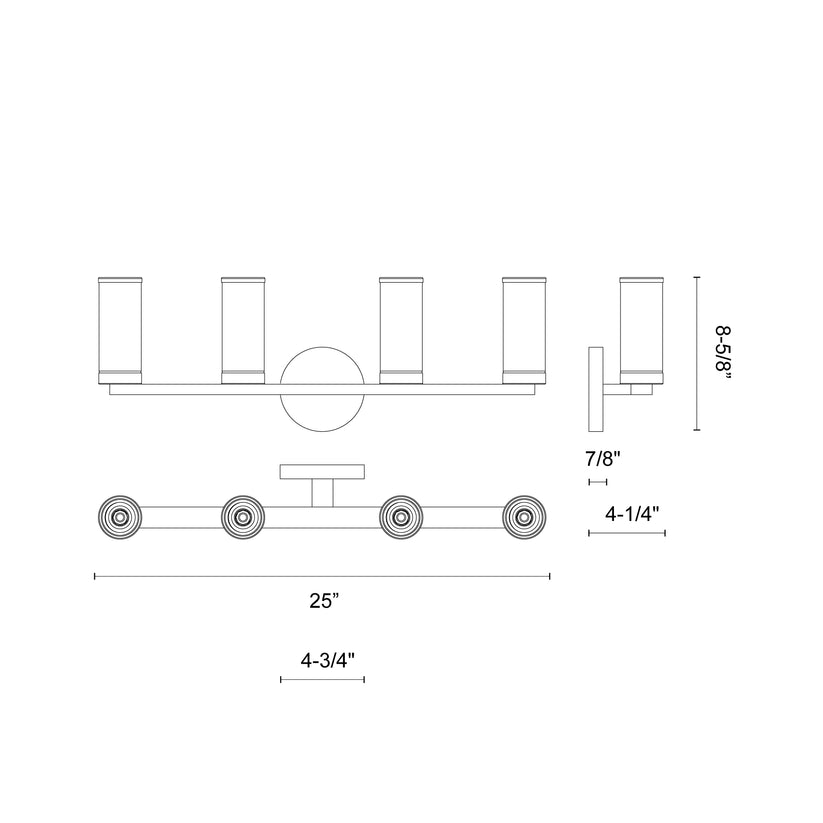 Revolve 25-in Wall/Vanity Light – Kuzco Lighting
