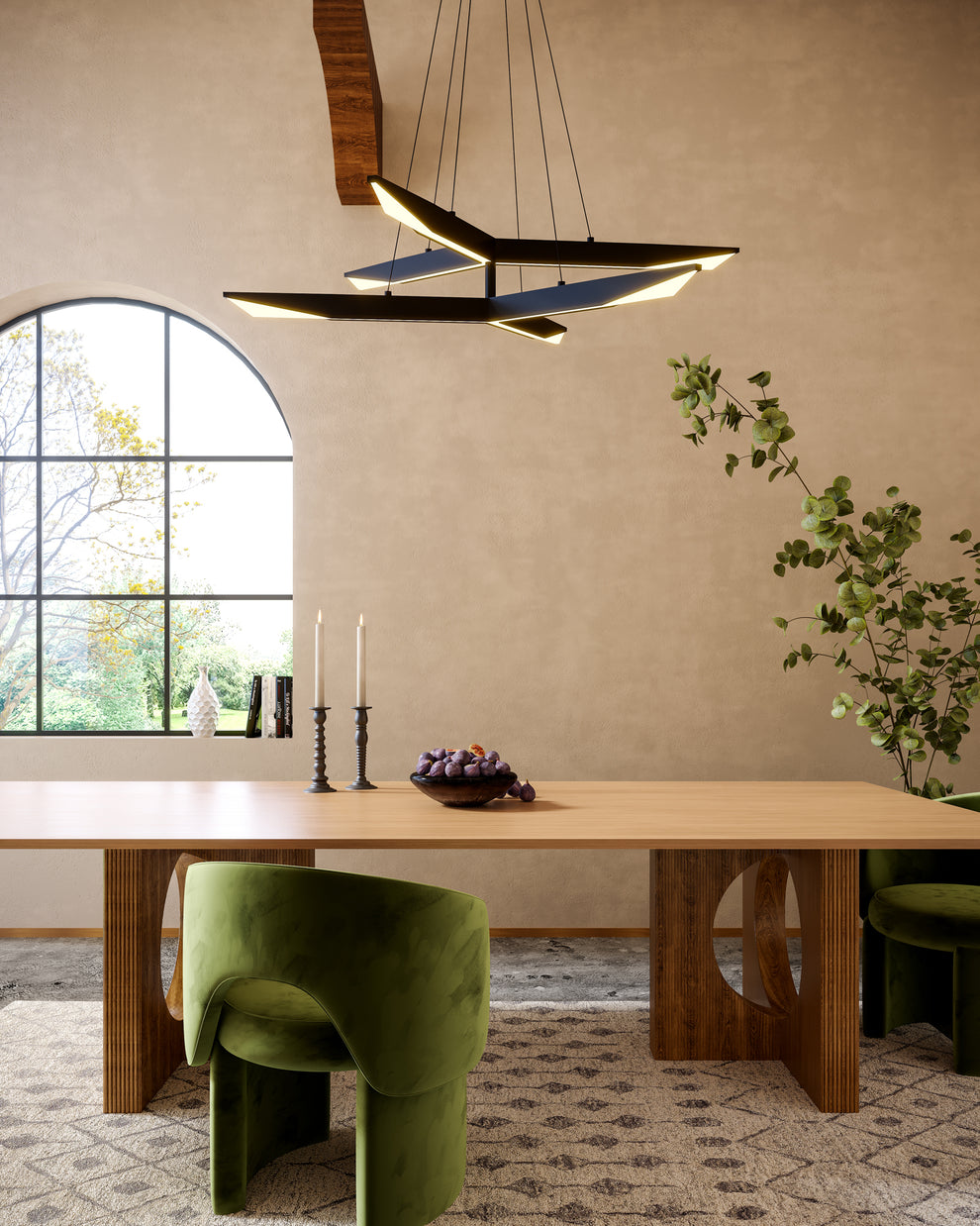 Tachi 42-in Chandelier – Kuzco Lighting