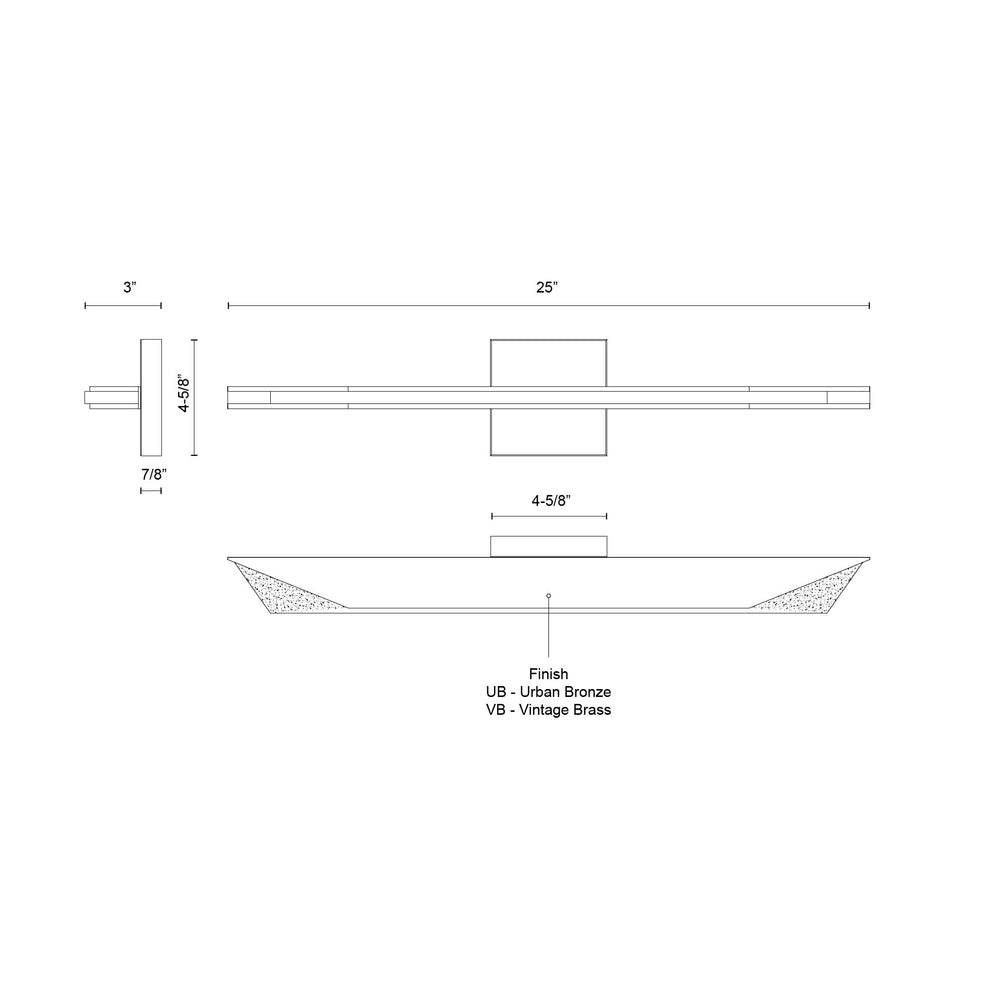 Tachi 25-in Vanity Light – Kuzco Lighting