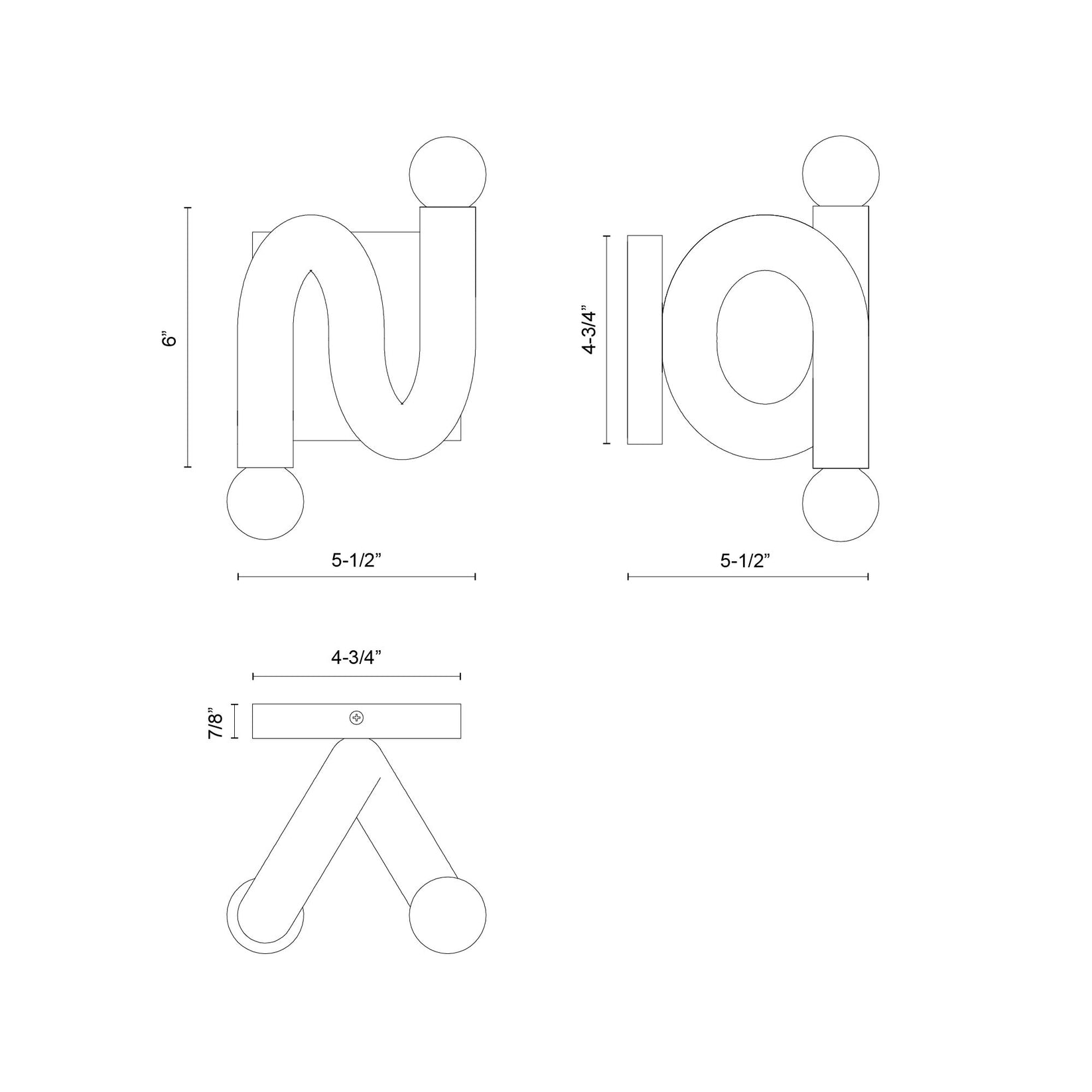 Sadie 6-in Wall/Vanity Light – Kuzco Lighting